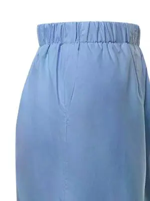 THE FRANKIE SHOP Lui Logo-embroidered Elasticated-waist Shorts