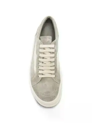 Rick Owens Suede Panelled Sneakers - Grey