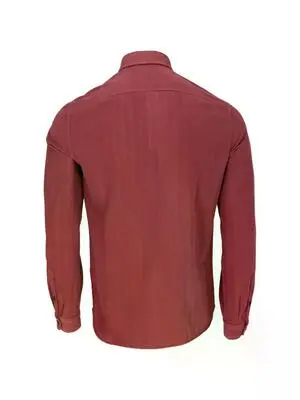 Isaia Herringbone-pattern Shirt Jacket