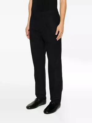 Emporio Armani Straight-leg Pleated Trousers
