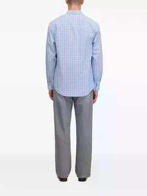 Nn07 Quinsy Check-pattern Long-sleeve Shirt