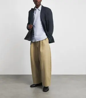 Oliver Peoples Linen-wool-cotton Finsbury Blazer