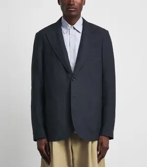 Oliver Peoples Linen-wool-cotton Finsbury Blazer