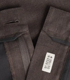 Oliver Peoples Linen-cotton Morton Pleated Trousers - Brown
