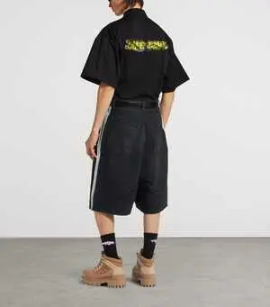 Balenciaga Cotton Workwear Short-sleeve Shirt