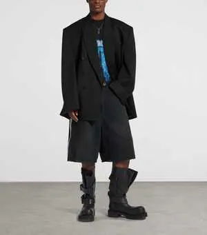 Balenciaga Wool Oversized Too Far Blazer