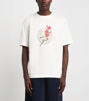 Drole De Monsieur Cotton Porcelain Printed T-shirt - White