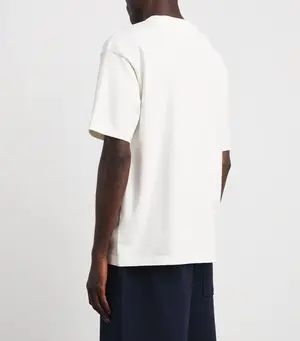 Drole De Monsieur Cotton Porcelain Printed T-shirt - White