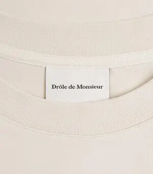 Drole De Monsieur Cotton Slogan T-shirt