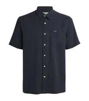Barbour Cotton Ripstop Kingswood Shirt - Navy