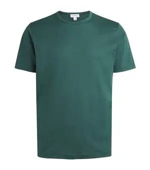 Sunspel Supima Cotton Classic T-shirt - Green