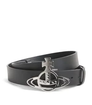 VIVIENNE WESTWOOD Leather Orb Belt