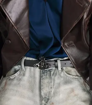 VIVIENNE WESTWOOD Leather Orb Belt