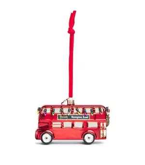Harrods London Bus With Lights Tree Decoration