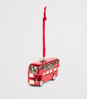 Harrods London Bus With Lights Tree Decoration