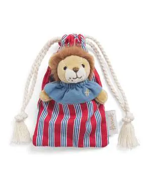 Harrods Lion In A Pouch - Brown