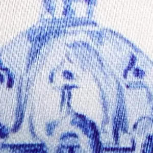 Harrods Silk Toile Face Bauble - Green
