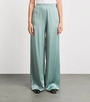 Fabiana Filippi Satin Beaded Trousers