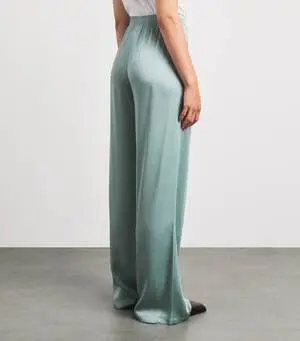 Fabiana Filippi Satin Beaded Trousers
