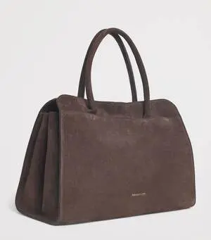 Fabiana Filippi Large Suede Josephine Top-handle Bag