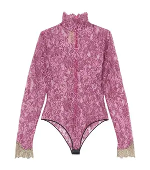 Valentino Garavani Lace Floral Bodysuit