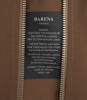 Barena Venezia Virgin Wool Zip-up Bomber Jacket - Brown
