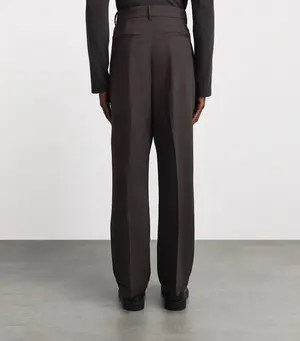 Barena Venezia Virgin Wool Pleated Trousers