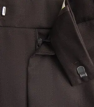 Barena Venezia Virgin Wool Pleated Trousers
