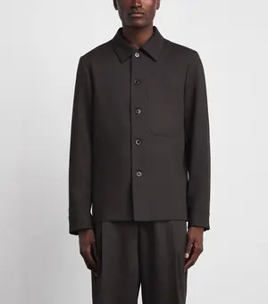 Barena Venezia Tropical Virgin Wool Overshirt
