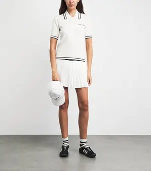 SPORTY & RICH Pleated Abigail Mini Skirt