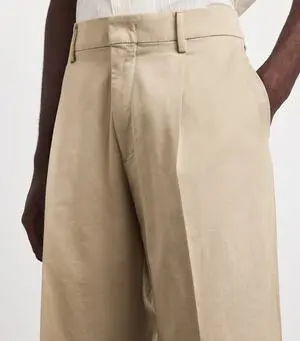 NN.07 Stretch-organic Cotton Kay Pleated Trousers