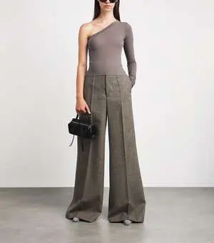 Rick Owens Wool Wide-leg Trousers
