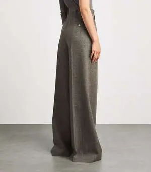 Rick Owens Wool Wide-leg Trousers