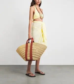 Muuñ Maxi Straw Sophie Tote Bag
