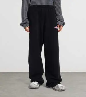 Balenciaga Cotton Wet Brush Baggy Sweatpants