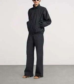 Balenciaga Cotton Check Track Sweatpants