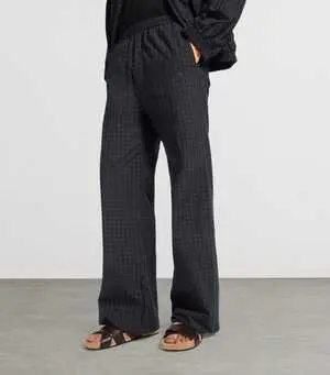 Balenciaga Cotton Check Track Sweatpants