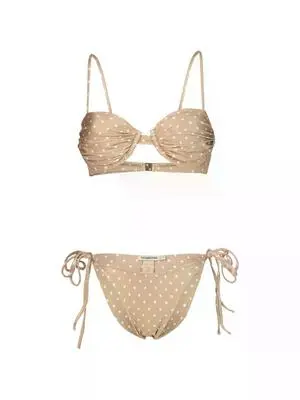 PARAMIDONNA Daisy Polka-dot Bikini - Neutrals