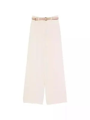 Max Mara Belted Wide-leg Trousers