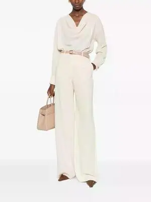 Max Mara Belted Wide-leg Trousers