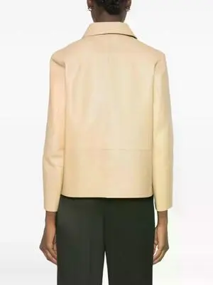 TOTEME Button-up Leather Jacket