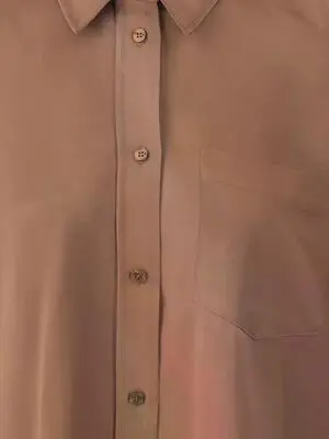 BY MALENE BIRGER Satin Shirt - Brown