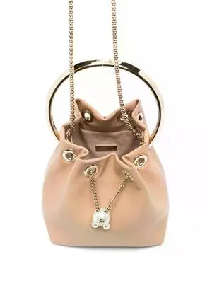 JIMMY CHOO Bon Bon Bucket Bag - Neutrals