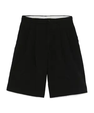 Comme Des Garçons Twill Pleated Shorts
