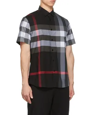 Burberry Checked Short-sleeve Shirt