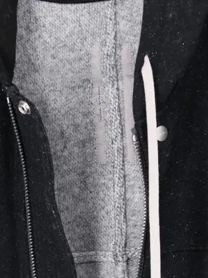 Rick Owens Long-sleeved Hooded Sweatshirt