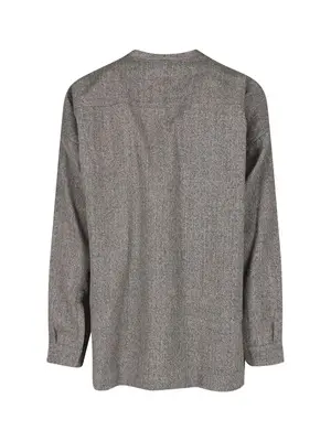Rick Owens V-neck Long-sleeved Casual Jacket