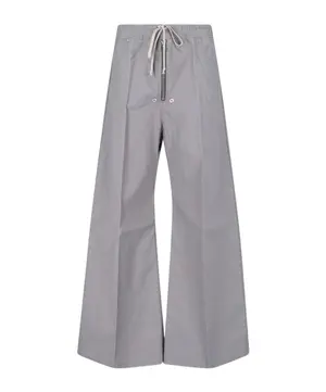 Rick Owens Drawstring Casual Pants - Gray