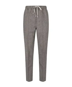 Rick Owens Drawstring Casual Pants - Gray