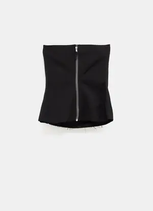 Rick Owens Top Bustier Noir
